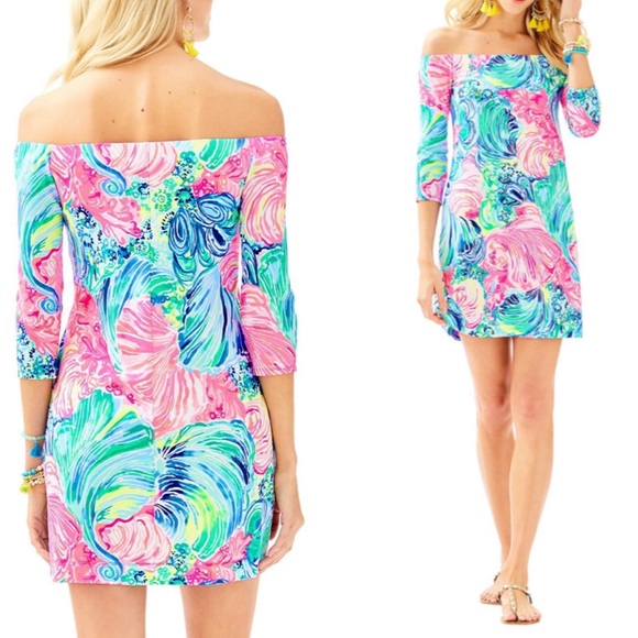 Lilly Pulitzer Off The Shoulder Dress